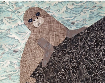 Swimming in Circles A Foundation Paper Pieced Dolphin Quilt Pattern - Etsy
