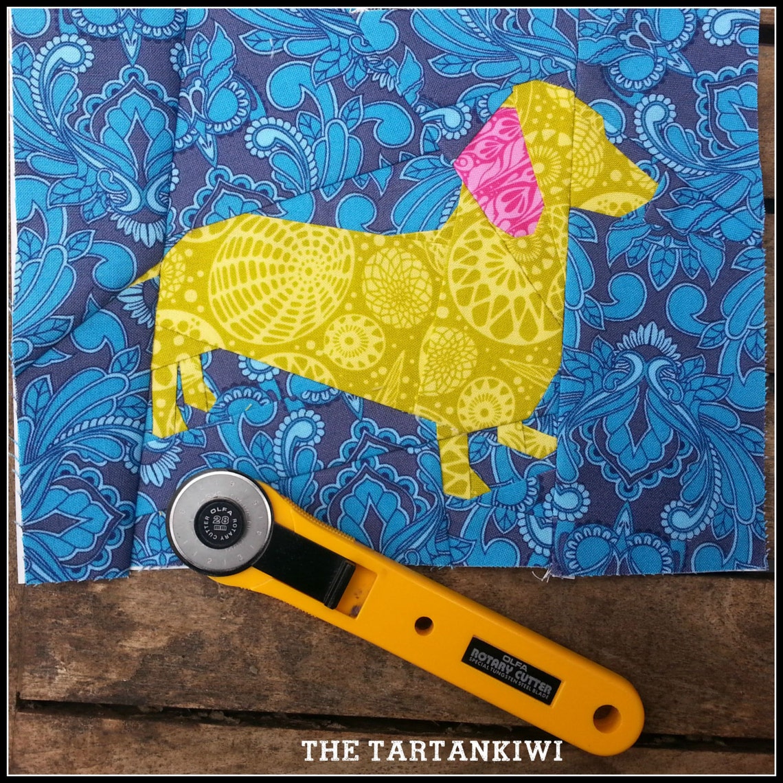 Mini Doxie Dachshund Paper Pieced Quilt Pattern - Etsy