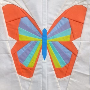 Butterfly Foundation Paper Pieced Quilt Pattern - Etsy