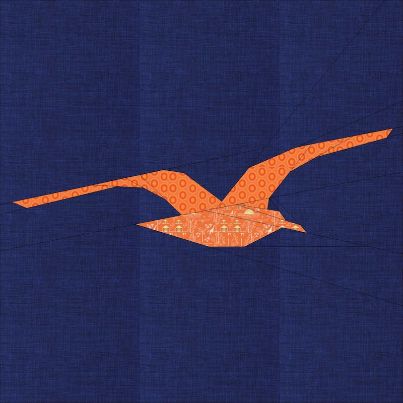 Seascape Flying Birds - Etsy