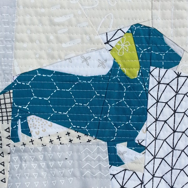 Paper Pieced Dog - Etsy