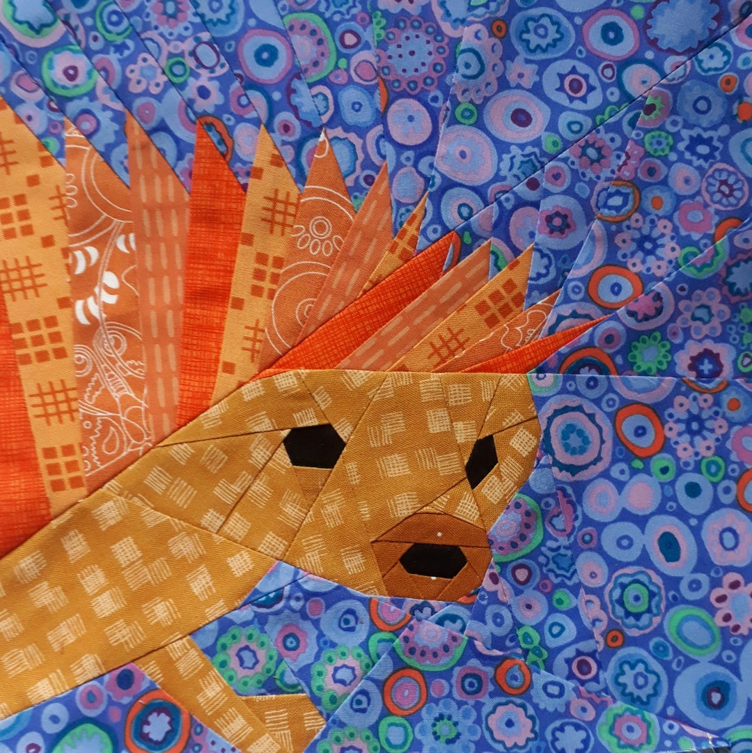Hedgehog Foundation Paper Pieced Quilt Pattern - Etsy