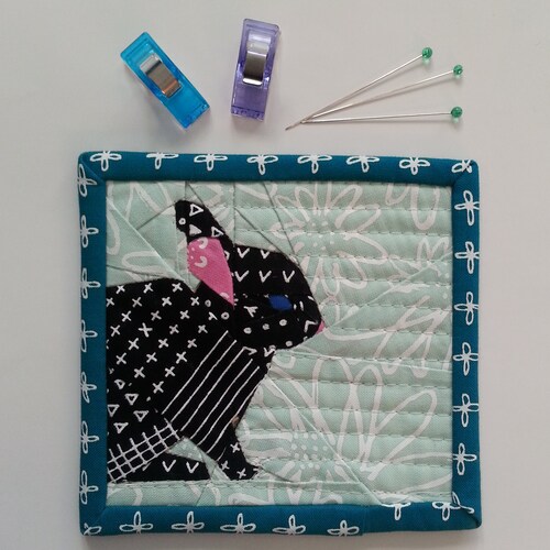 Funny Bunny Quilt Block Pattern Paper Piecing Block Rabbit - Etsy