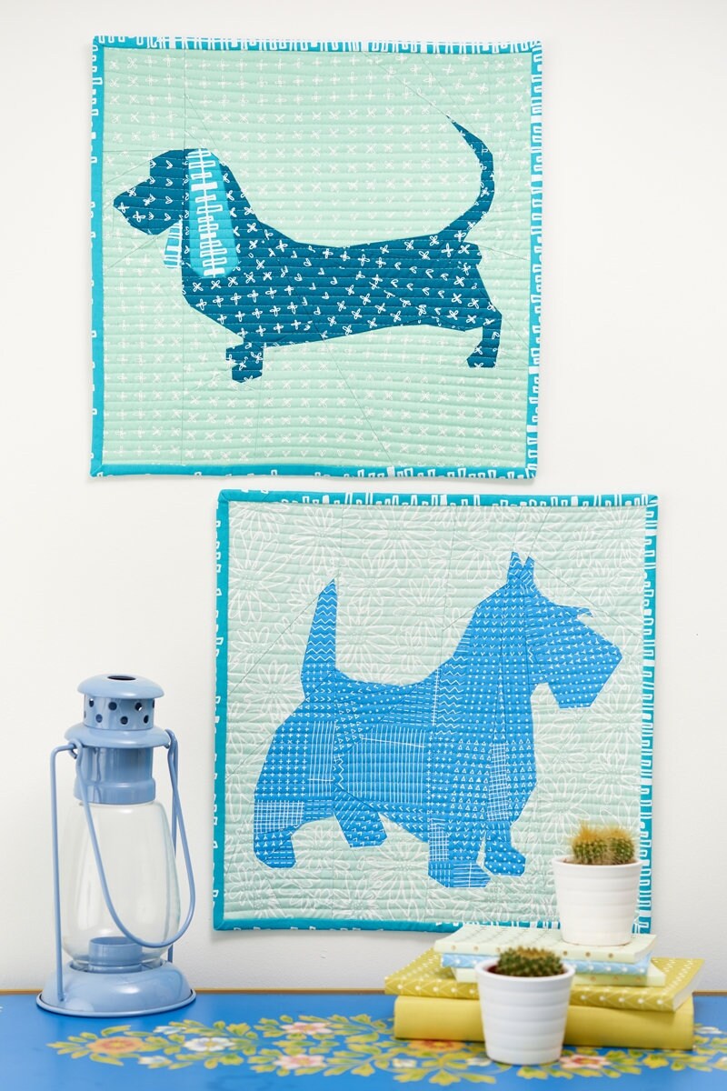 Pieced Pups Foundation Paper Pieced Dog Quilt Pattern Bundle for Dog ...
