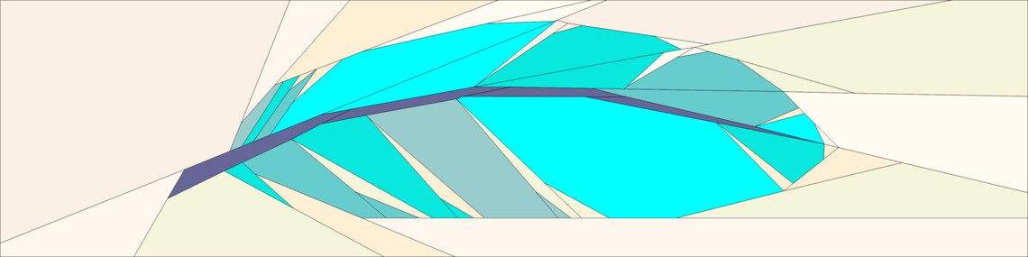 Feather Border A Foundation Paper Pieced Quilt Block Pattern - Etsy