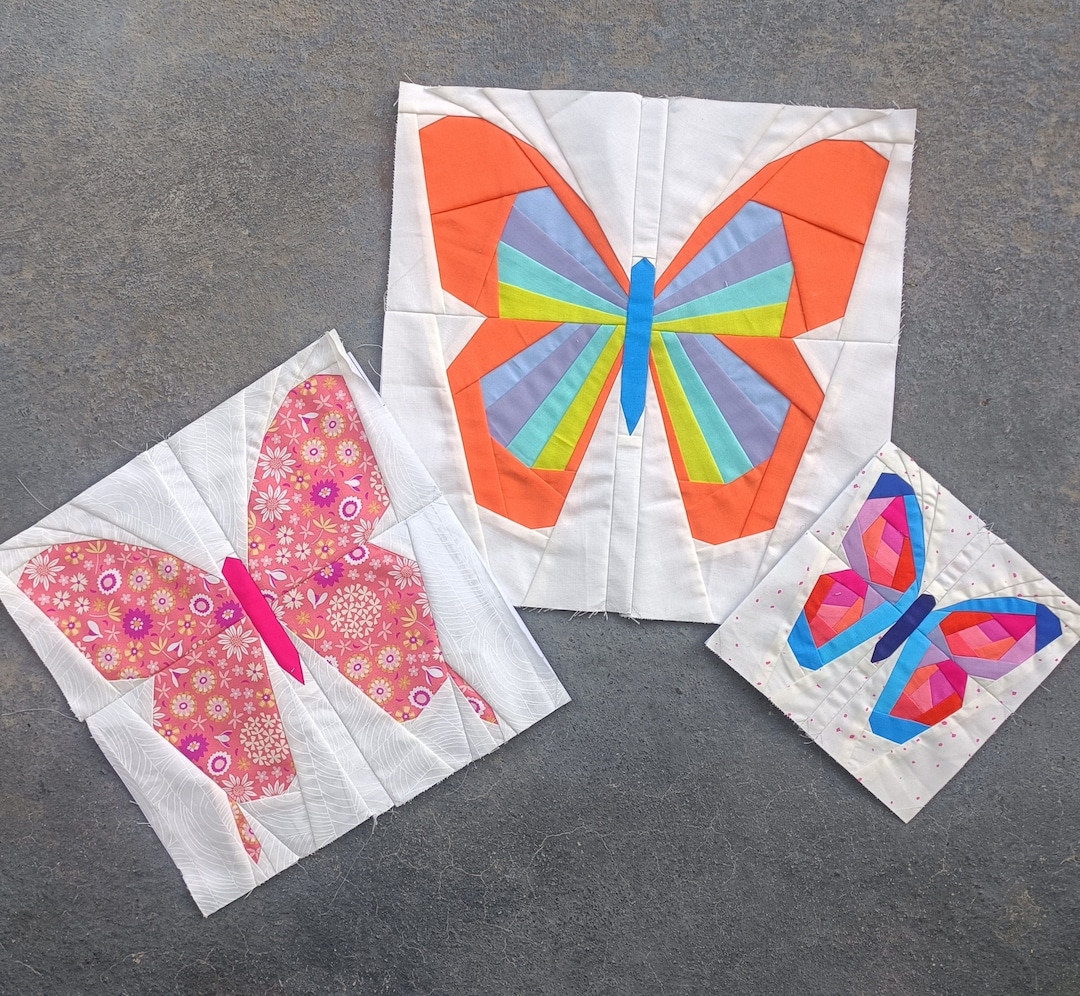 The Butterfly Bundle- A Collection of Foundation Paper Pieced Butterfly ...