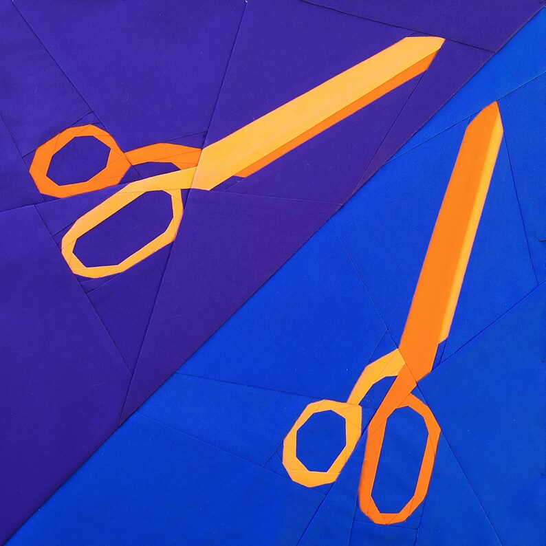 Scissor Circle A Foundation Paper Pieced Quilt Pattern | Etsy