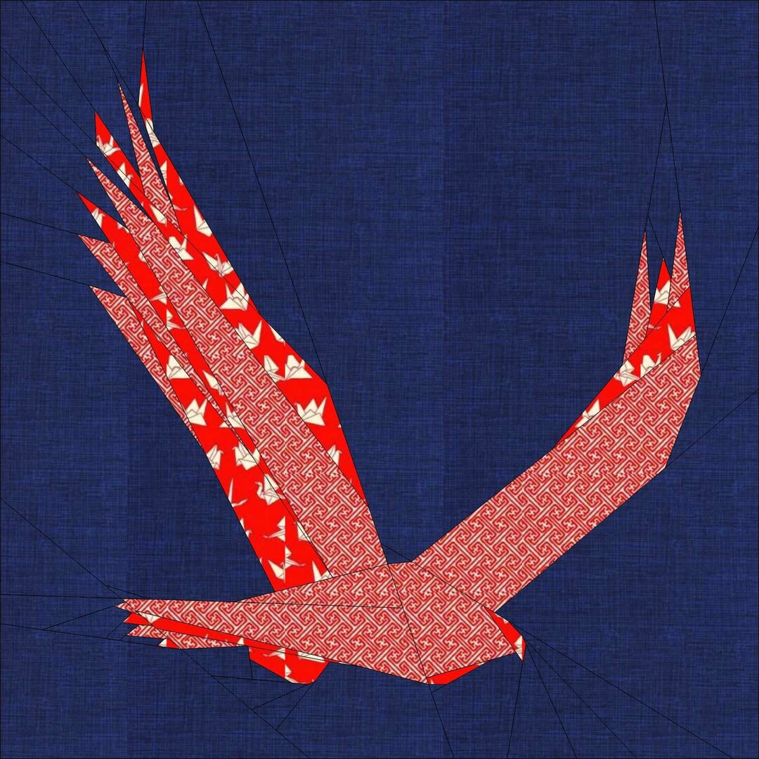 Eagle- A Foundation Paper Pieced Quilt Pattern- Block 11 of the in ...