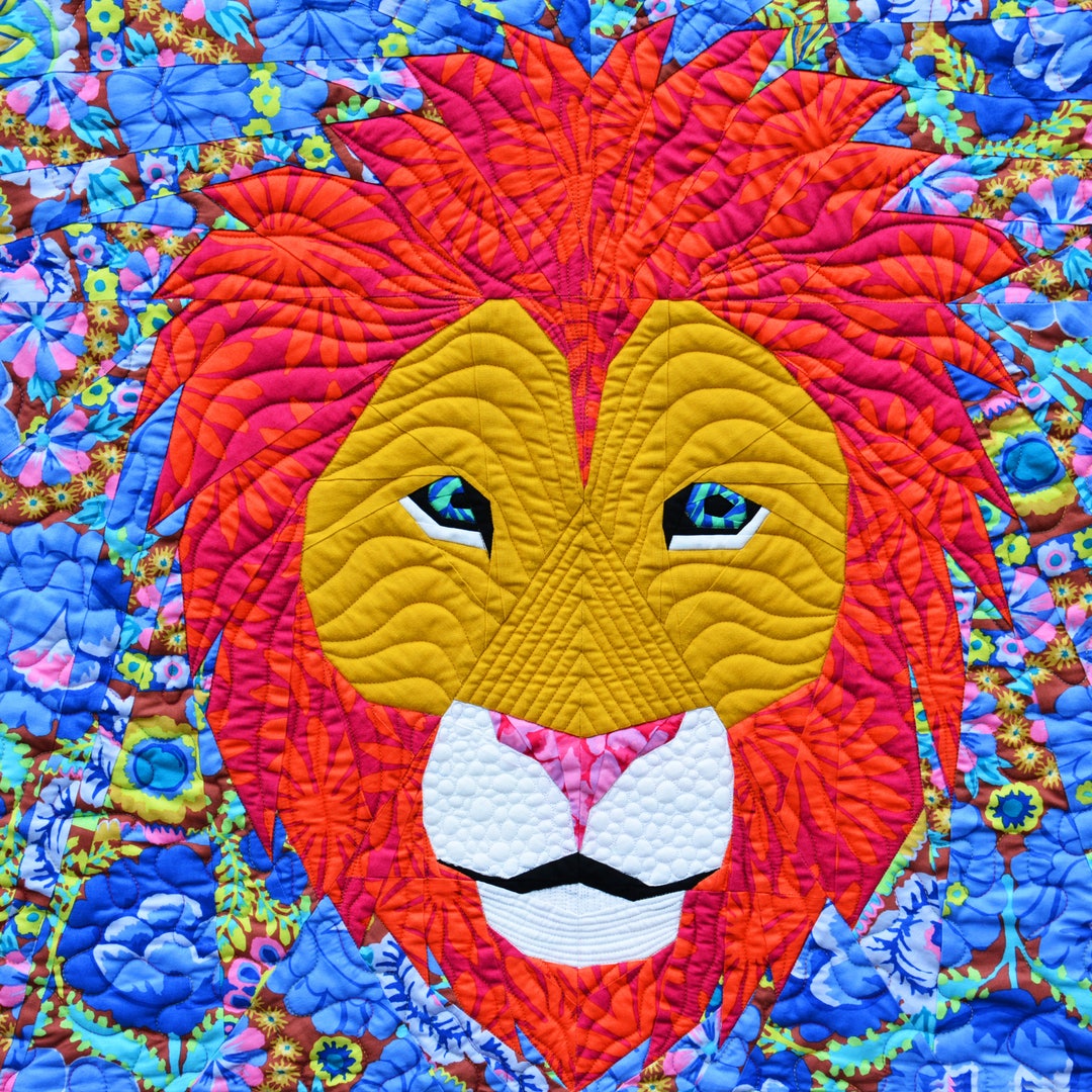 Lion Safari Foundation Paper Pieced Quilt Pattern - Etsy