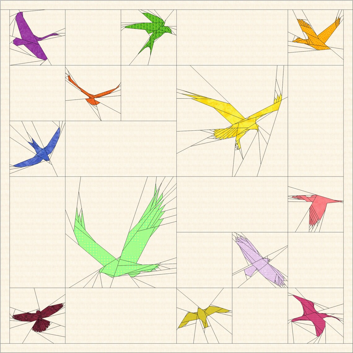 In Flight Quilt Pattern Bundle - Etsy