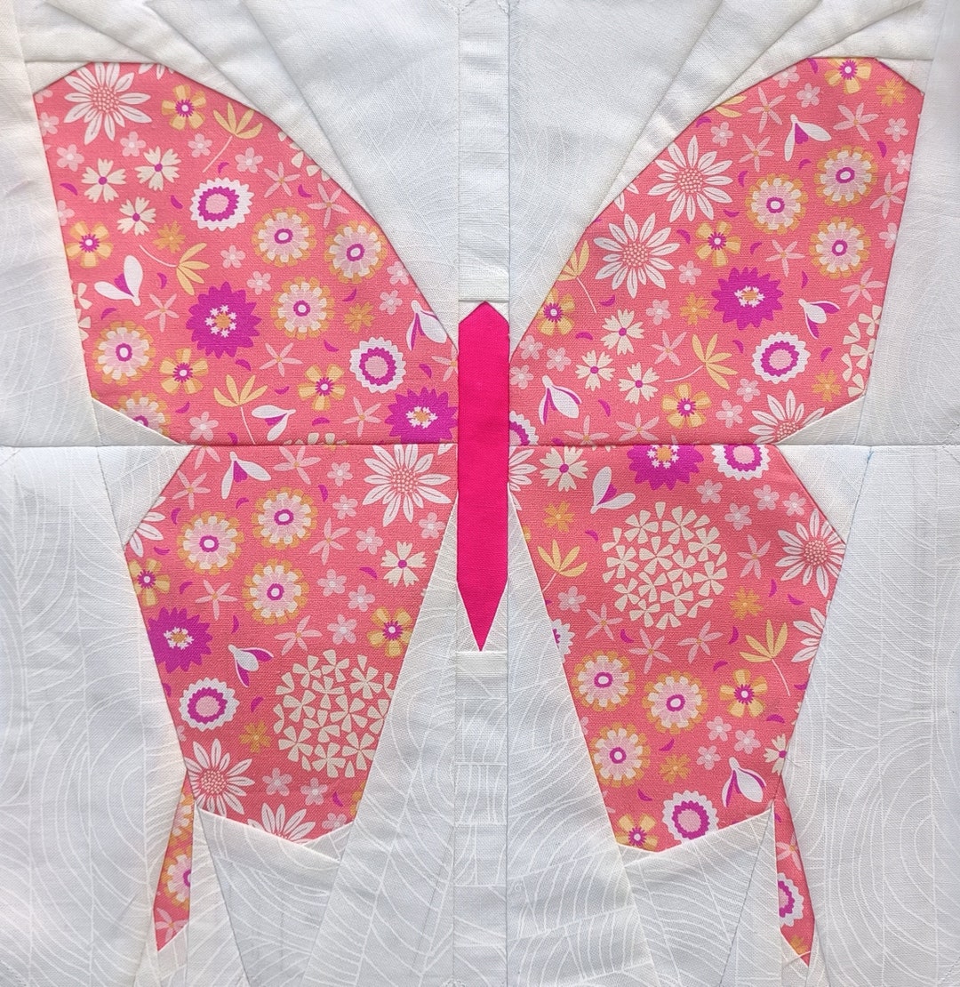Simplified Butterfly Foundation Paper Pieced Quilt Pattern - Etsy