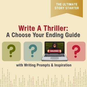 Thriller Writing Prompts: Choose Your Ending Guide | 68-page Digital ...