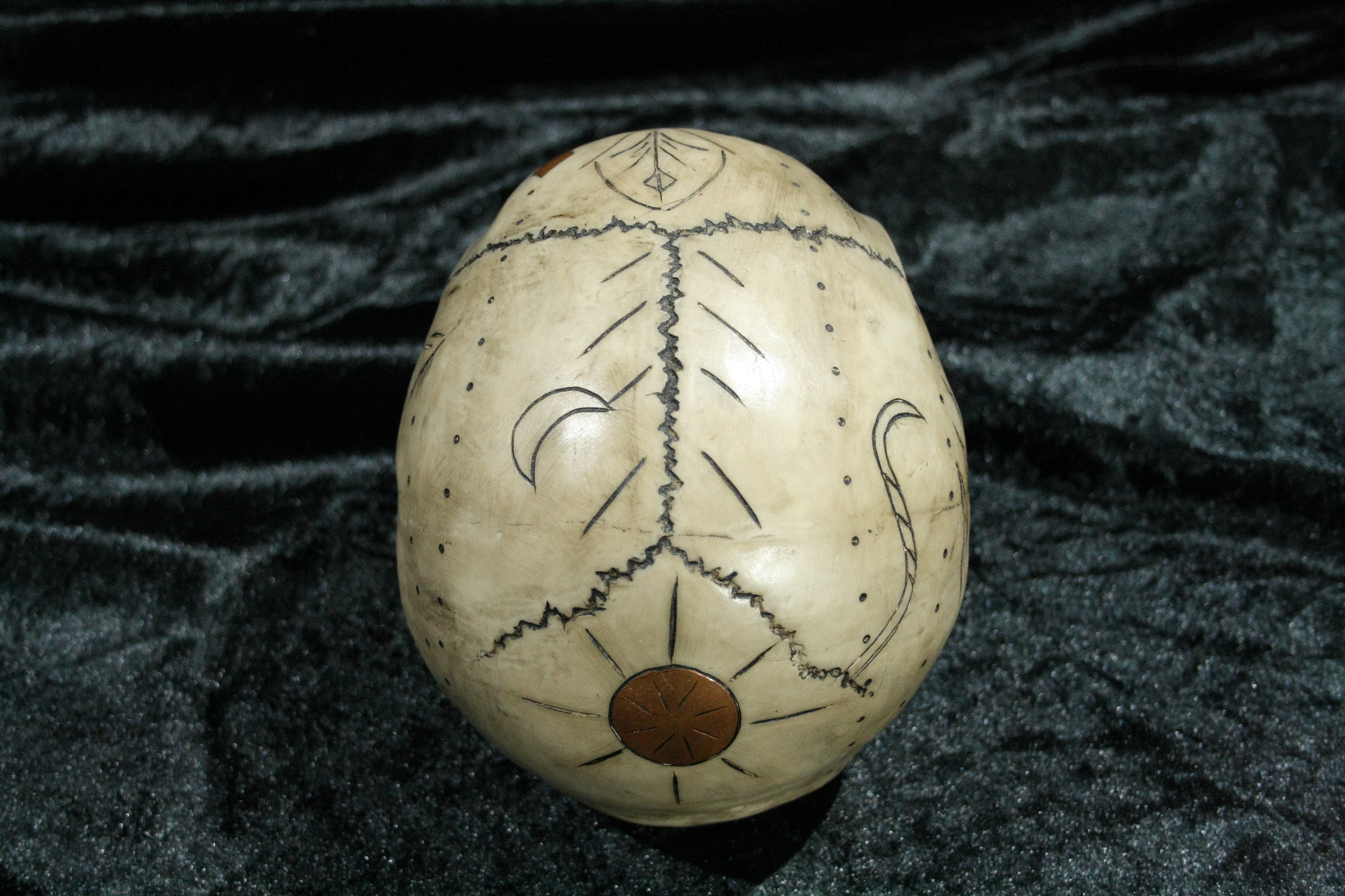 Engraved Skull. Full Size Replica Skull. - Etsy