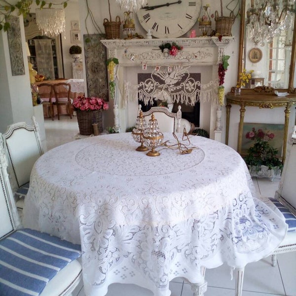Shabby Chic Tablecloths - Etsy