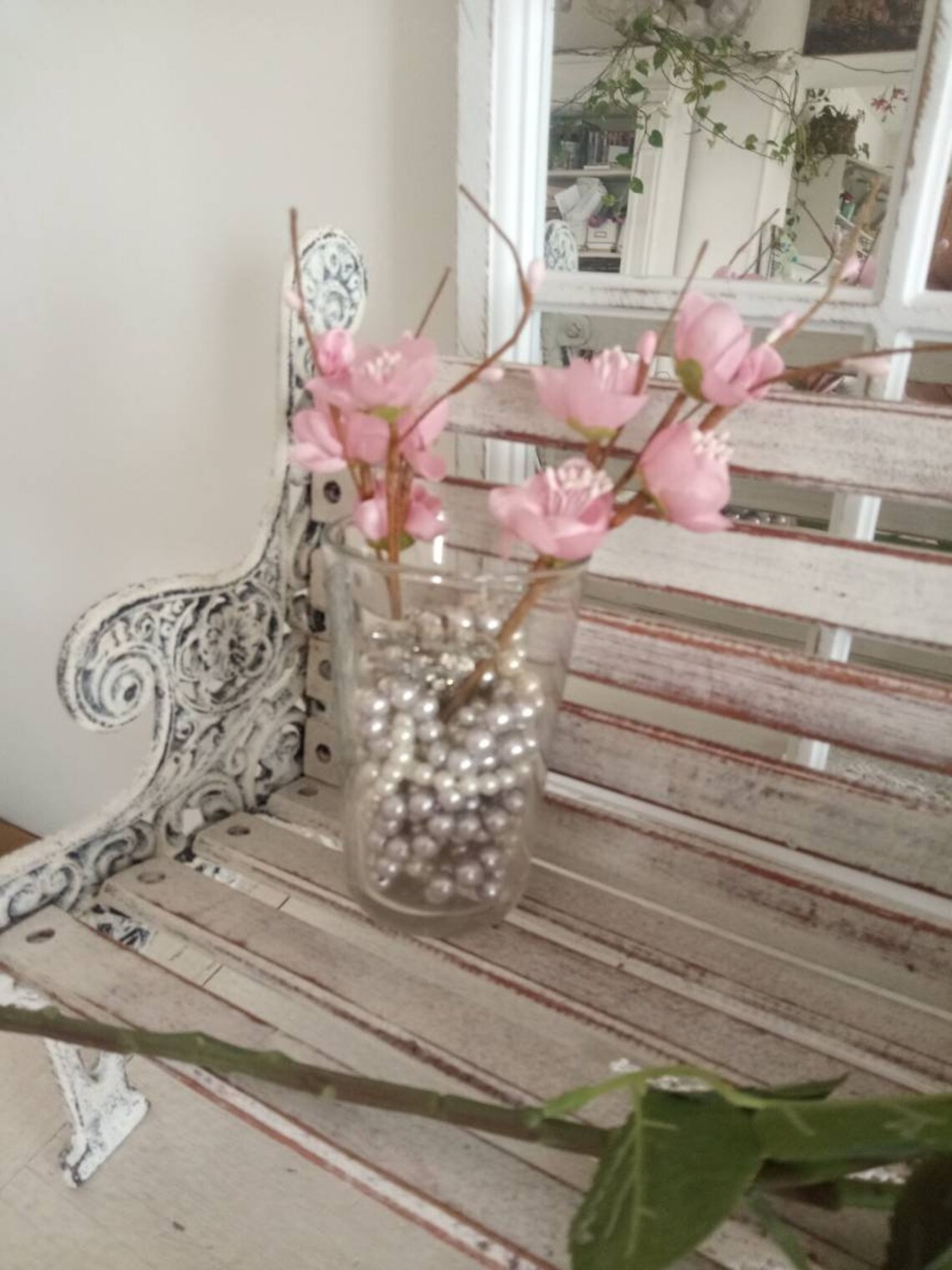 Italian Antique Dolls Bench or Deco Bench Shabby Chic White - Etsy
