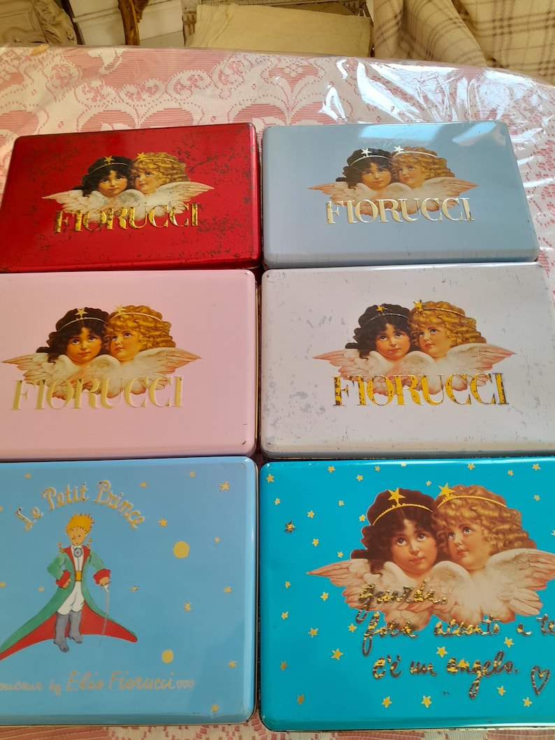 Reduced!rare!! Complete Set Of6 Fiorucci Collectible Tins - Original ...
