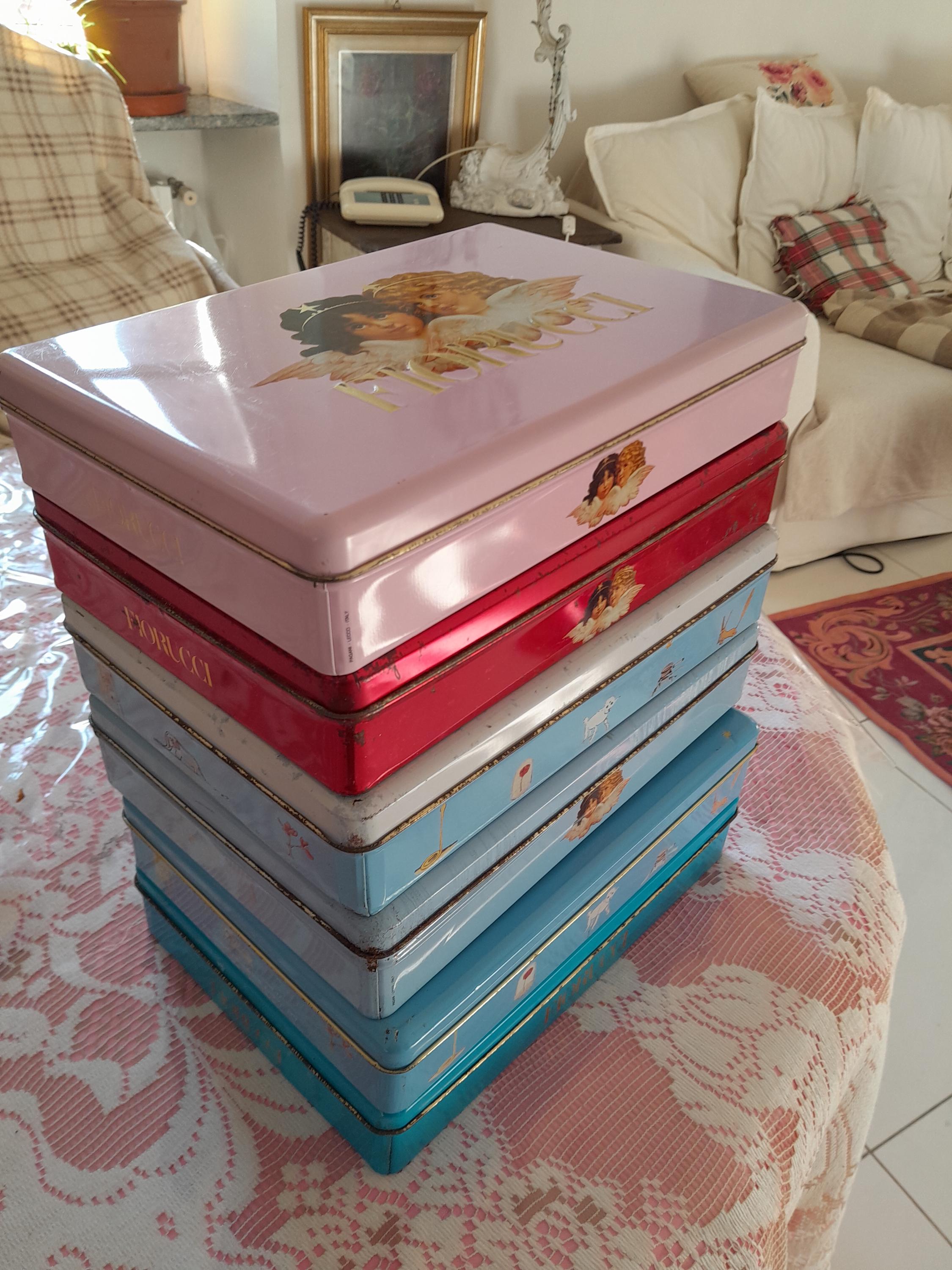 Reduced!rare!! Complete Set Of6 Fiorucci Collectible Tins - Original ...