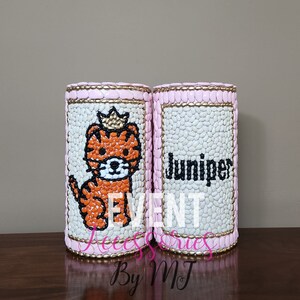 Set of 2 PRINCESS Zodiac Tower & CUSTOM Name Tower W/color dohl Towergo ...