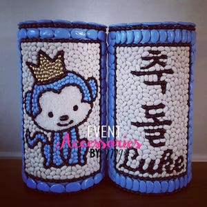 Set of 2-PRINCE ZODIAC Dol Tower & CUSTOM Name or Chook Dol Tower W ...