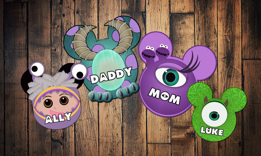 Custom Cruise Mickey Magnets Monster's Inc Monsters in Boo Sully Mike ...