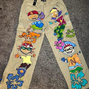 Custom Painted Jeans | Senior Jeans |graduation Jeans| Personalized ...