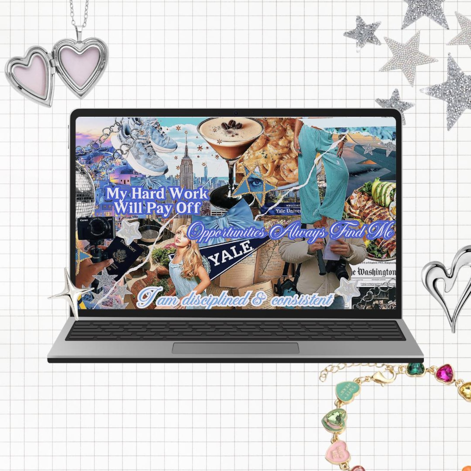 Custom Digital Vision Board - Personalized Desktop & Phone Wallpapers ...