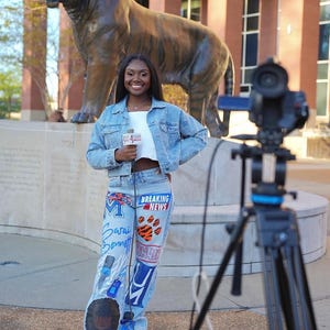 Custom Painted Jeans | Senior Jeans |graduation Jeans| Personalized ...