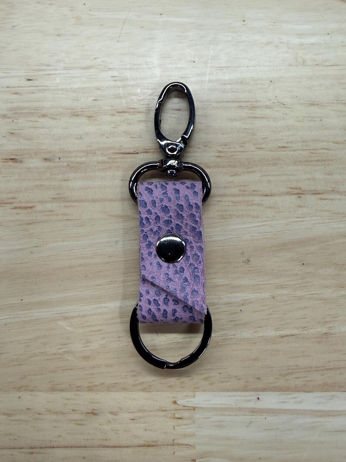Repurposed Portland Leather Keychains - Etsy UK