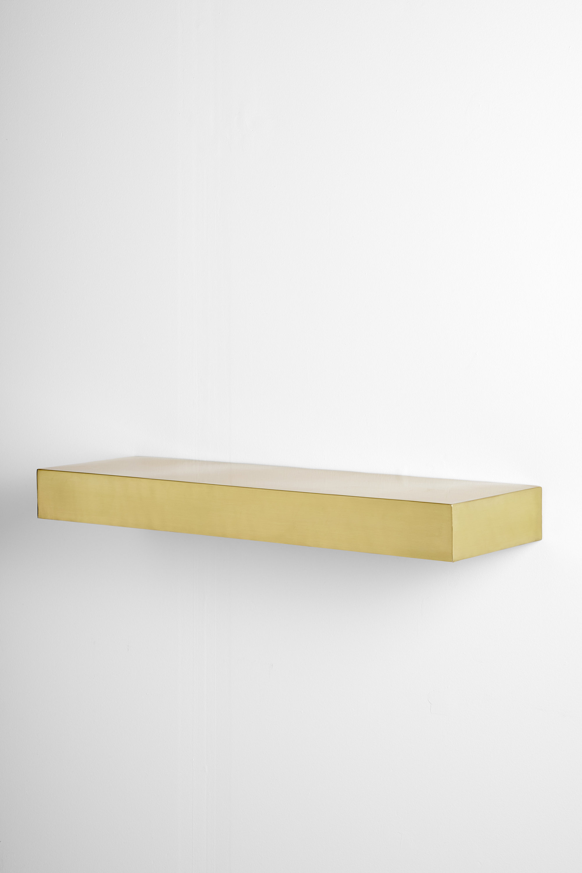 Lola Floating Brass Shelf- 36" Gold Wall Shelf Storage - Etsy