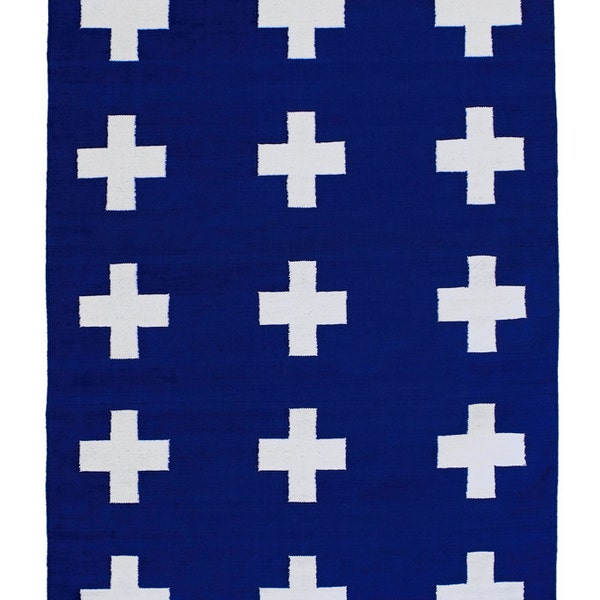 Swiss Cross Rug - Etsy