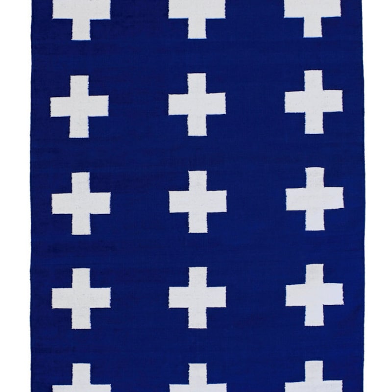 Swiss Cross Rug - Etsy