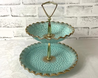 2 Tier Tidbit Tray - Etsy