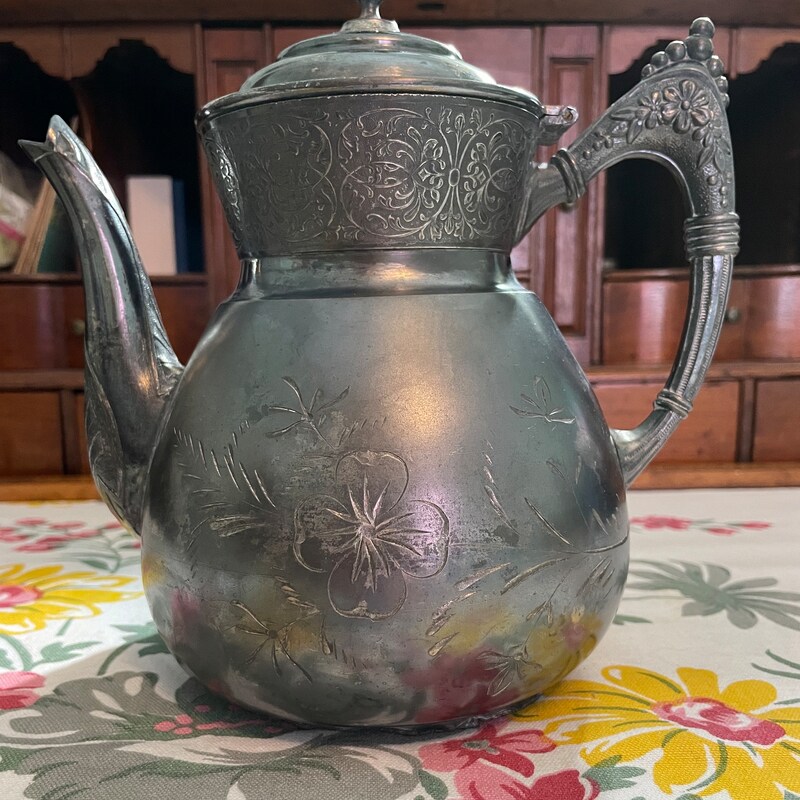 Embossed Teapot - Etsy