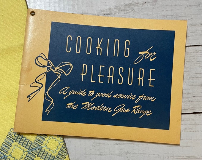 Vintage 1940s Modern Gas Range Guide Cooking for Pleasure Washington ...