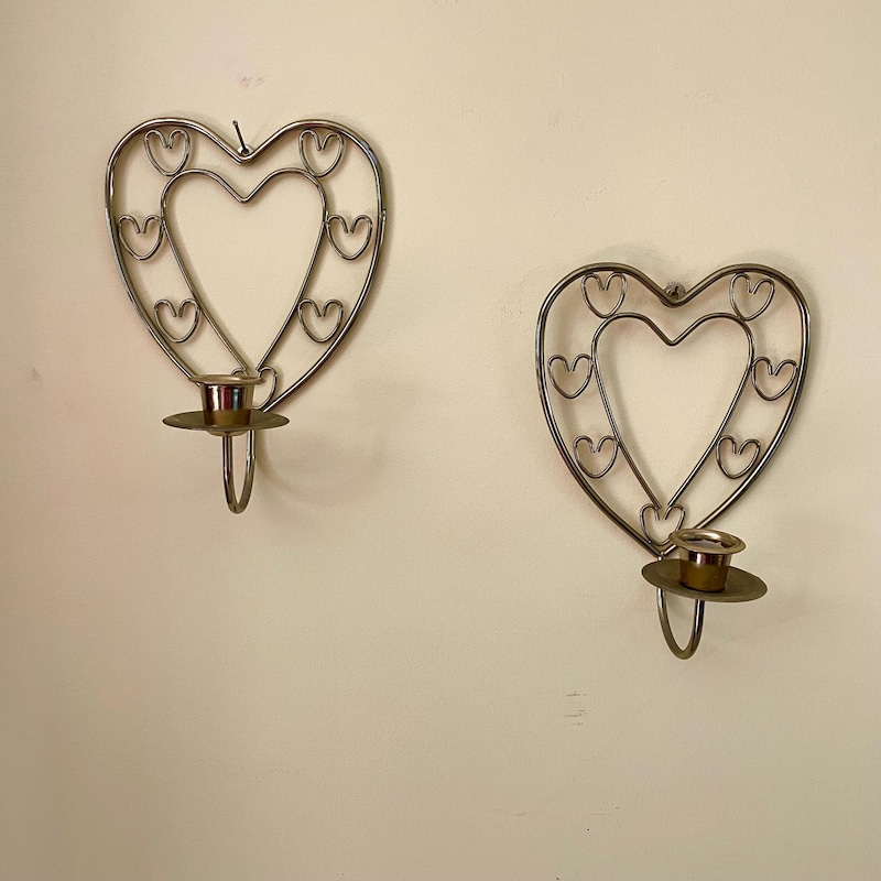 Heart Shaped Wall Sconces - Etsy