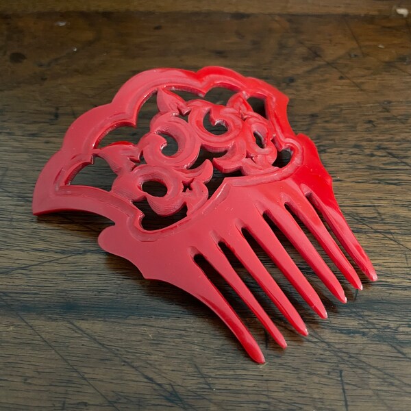 Bakelite Hair Comb - Etsy