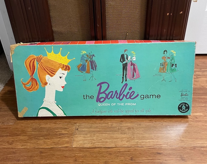 Vintage Original 1965 Barbie Board Game Queen of the Prom Complete - Etsy