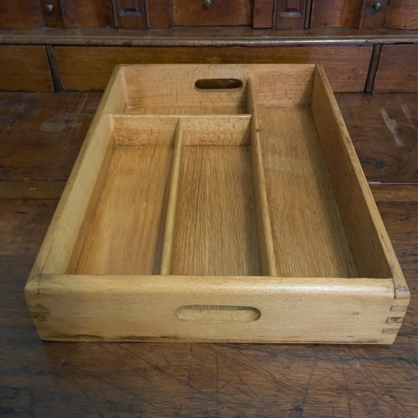 Wood Silverware Tray - Etsy