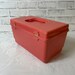 Vintage 1960s or 1970s Pink Plastic Sewing or Knitting Box No Tray - Etsy
