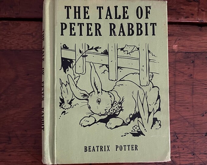 The Tale of Peter Rabbit by Beatrix Potter Vintage 1935 Wee Book With ...