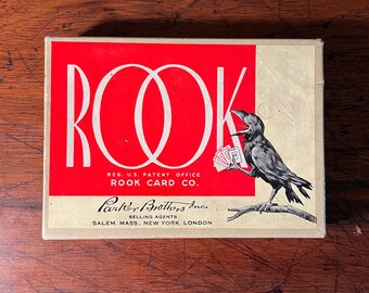 1972 ROOK Card Game by Parker Brothers the Game of Games Bidding Trick ...