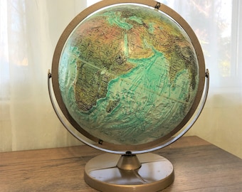 Raised Relief Globe | Etsy