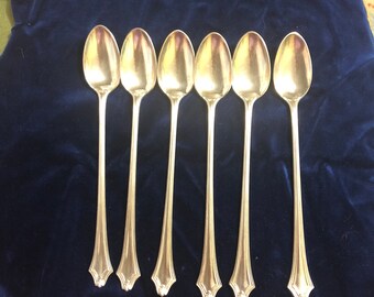 Silverplate Ice Tea Spoons - Etsy