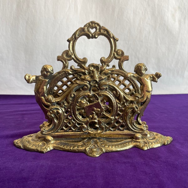 Brass Letter Holder - Etsy