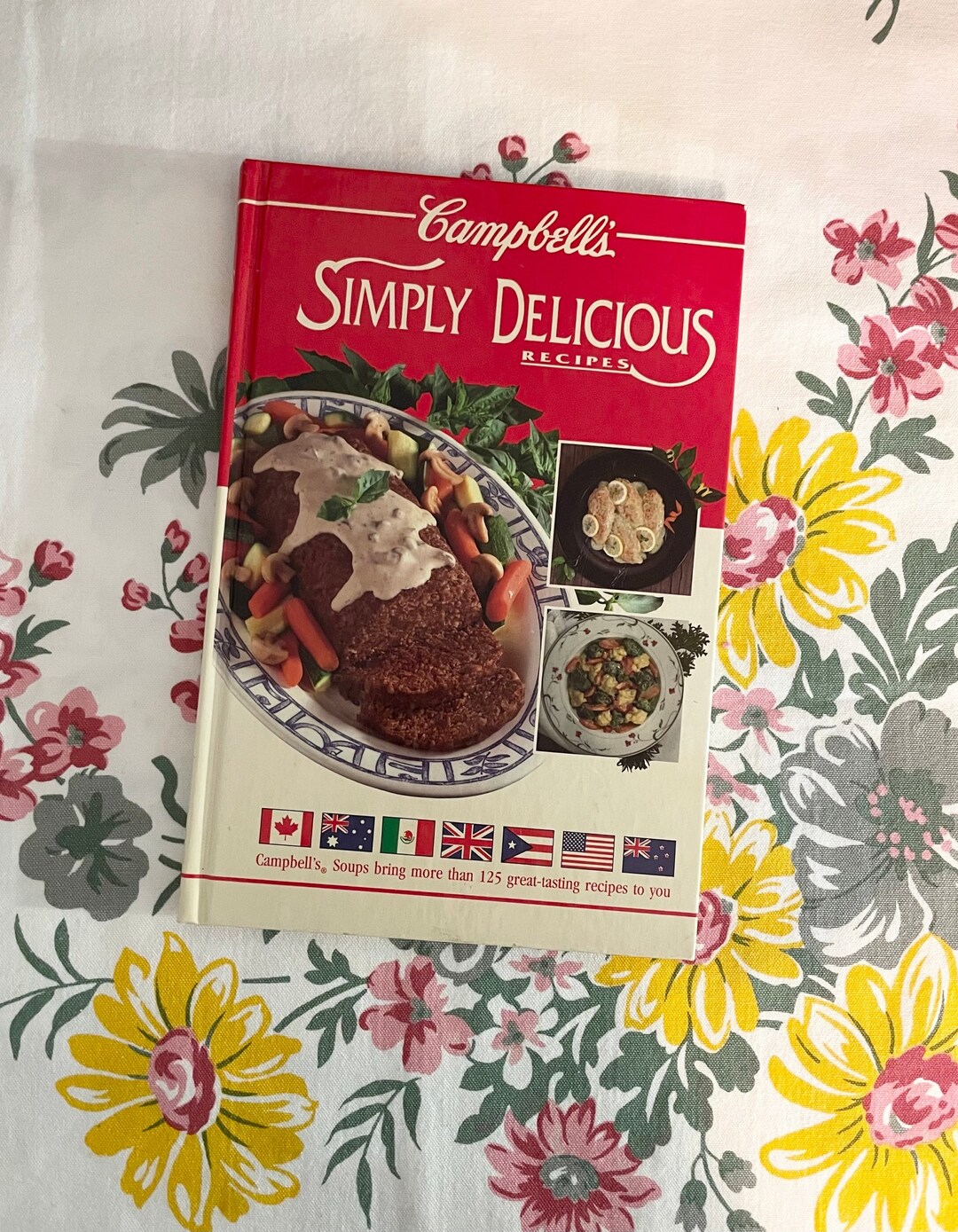 Vintage Campbell's Simply Delicious Recipes 1992 Hardcover Soup ...