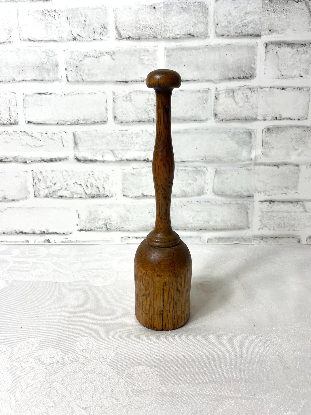 Antique Wooden Oak Potato Masher Turned Wood Primitive C.1900 - Etsy