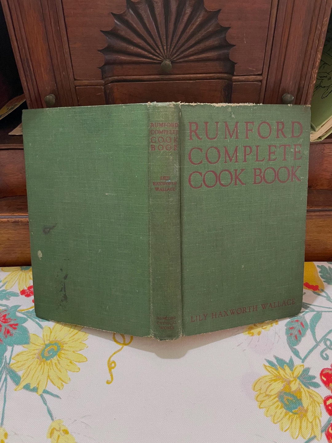 Rumford Complete Cookbook 1935 Lily Haxworth Wallace Vintage Hardcover ...