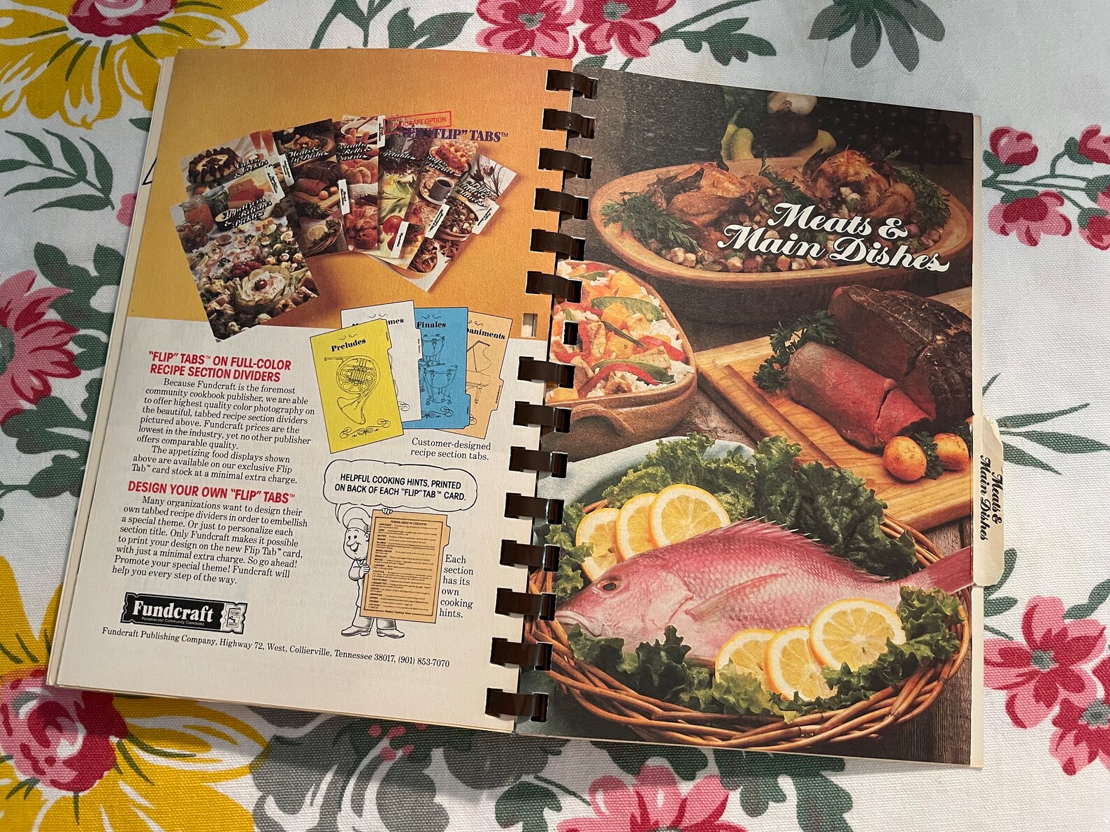 Vintage Fundcraft Sampler Church Fundraiser Sample Book With Recipes ...
