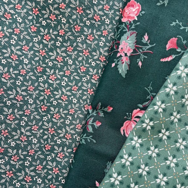 Pieces of Calico Fabric - Etsy