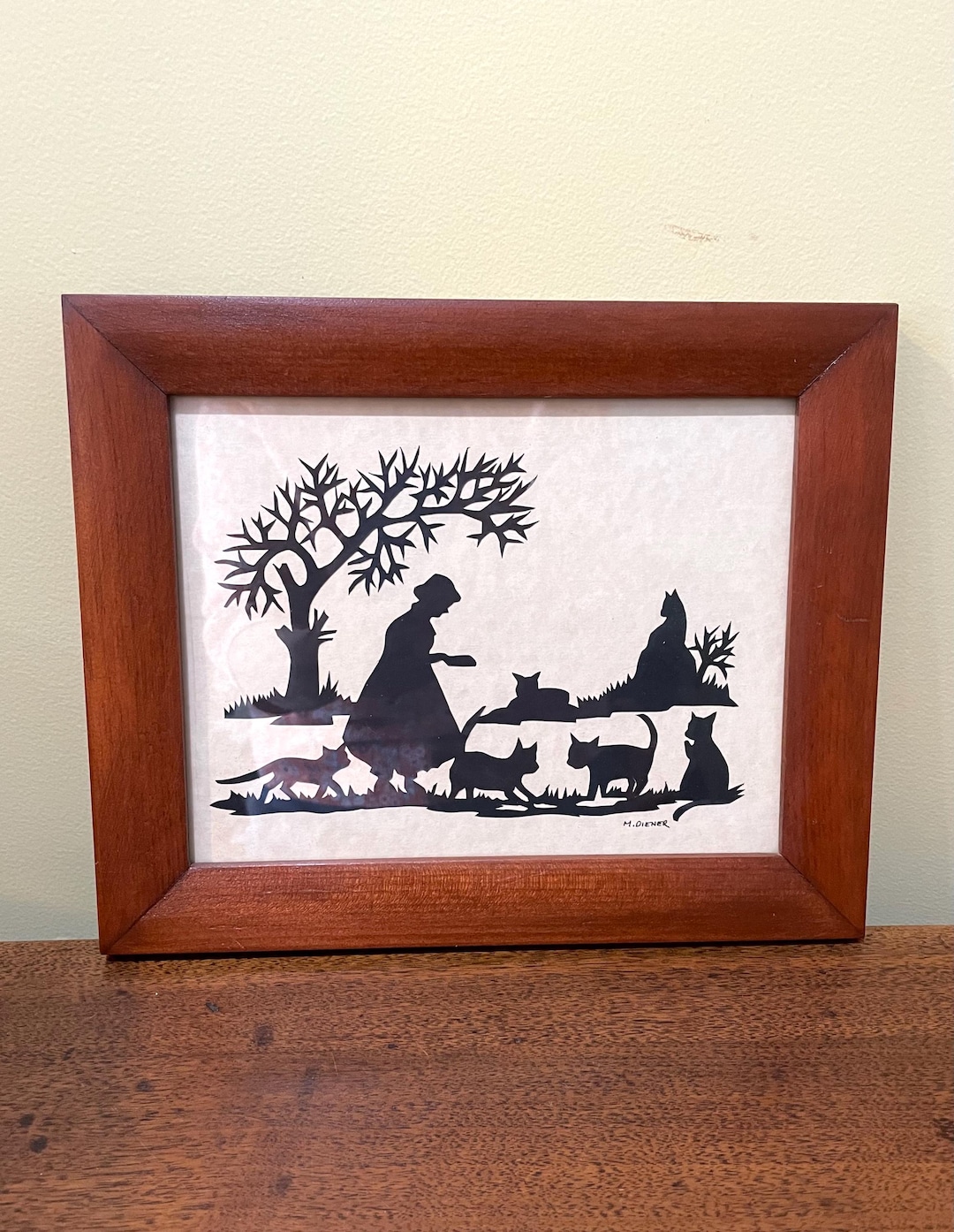 Vintage Silhouette Scherenschnitte Scissor Cutting by Marilyn R Diener ...